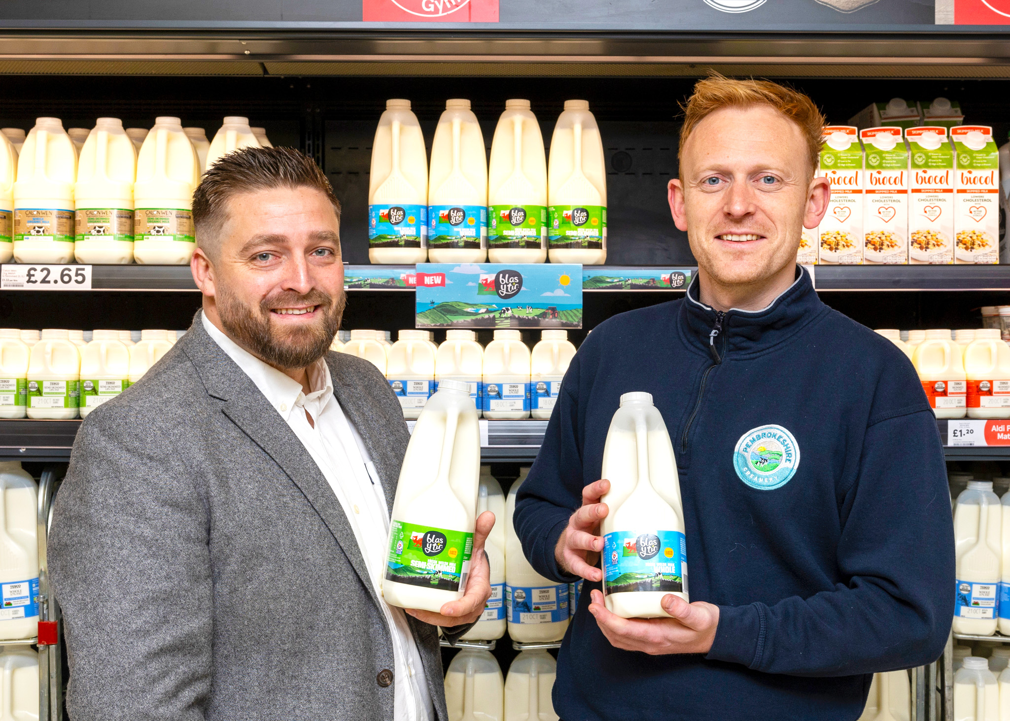Tesco to be first supermarket to stock Blas y Tir Welsh milk - Blas Y Tir